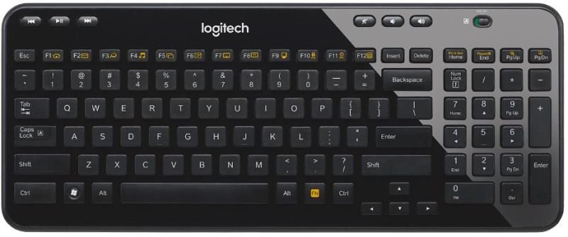 Logitech Wireless 2.4GHz Keyboard K360 UK layout with USB unifying receiver