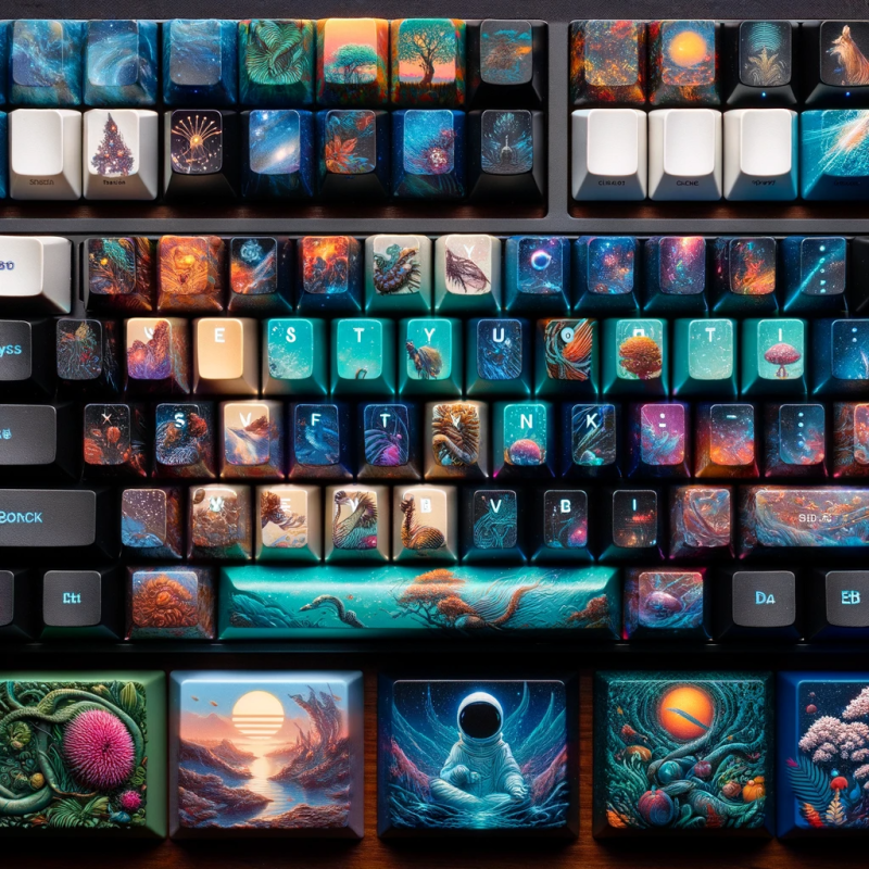 Unique and Handcrafted: Elevate Your Keyboard with Custom Artisan ...