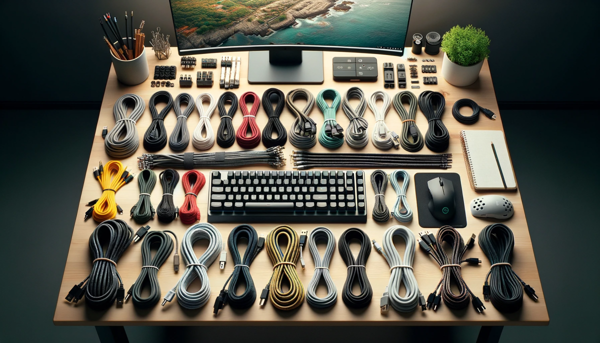 Tangle-Free Workspace: Optimise Your Setup with Keyboard Cable ...